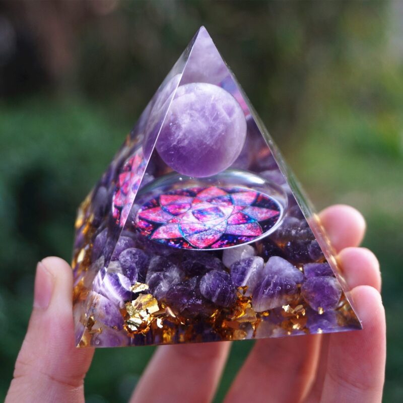 Boost Positive Energy, Orgonite Pyramid, Gemstones | Orgonite Crystals ...
