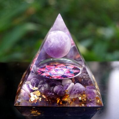 Boost Positive Energy, Orgonite Pyramid, Gemstones | Orgonite Crystals ...